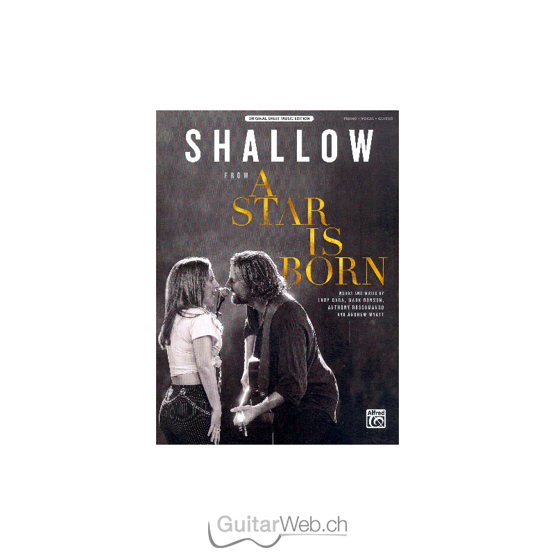 Shallow from a Star is born - guitarWeb-Shop - Gitarre Noten, Saiten