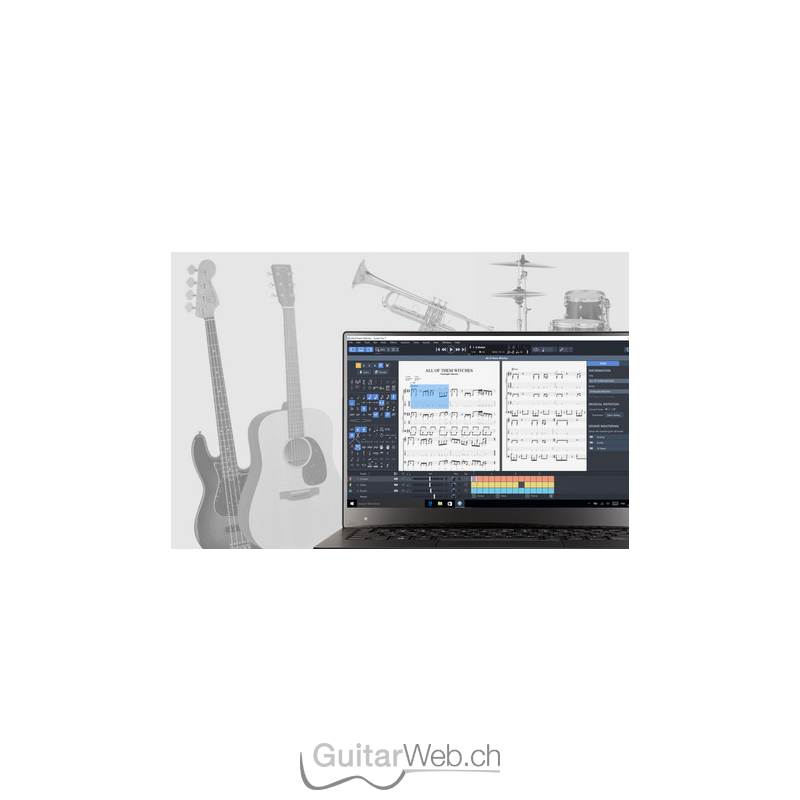 GuitarPro Tabulatur-Editor - guitarWeb-Shop - Gitarre Noten, Saiten u