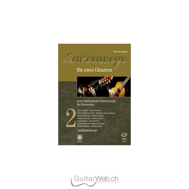 Saitenwege für zwei Gitarren 2 - guitarWeb-Shop - Gitarre Noten, Sait