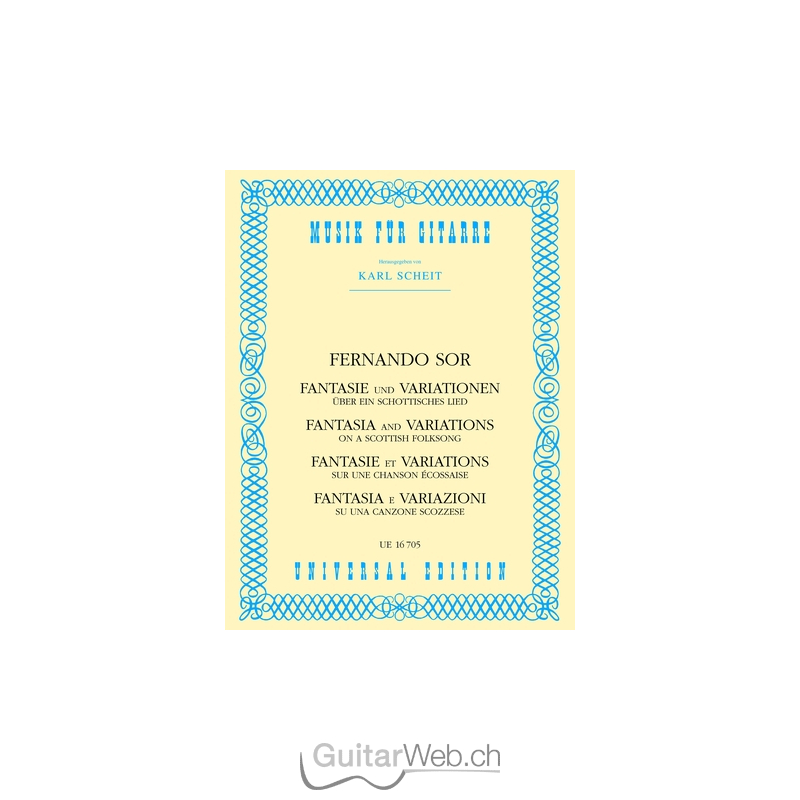 FANTASIE UND VARIATIONEN ÜBER EIN SCHOTTISCHES LIED (KARL SCHEIT) - g