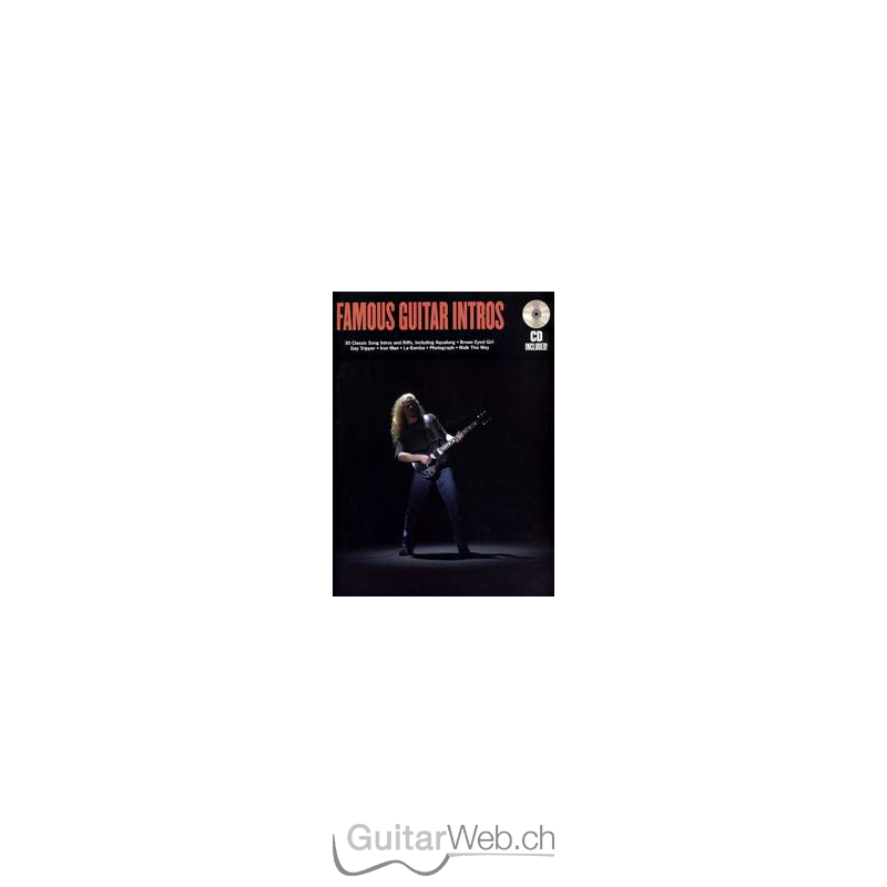 Famous Guitar Intros - guitarWeb-Shop - Gitarre Noten, Saiten und Zub